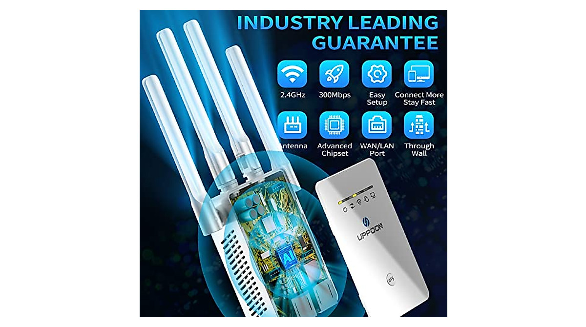 WiFi Extender - Boost Signal Up to 8000 sq.ft