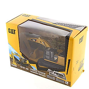1:64 Scale Caterpillar 320F L Hydraulic Excavator - Construction Metal Series by Diecast Masters - 85690 - Play & Collect - with Functioning Boom - Made of Diecast Metal with Some Plastic Parts