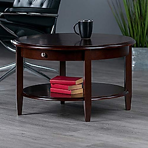 Winsome Wood Concord Occasional Table, Antique Walnut