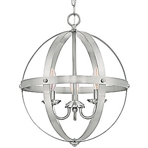 Westinghouse Lighting 6341900 Ceiling Light Indoor, 3, Brushed Nickel