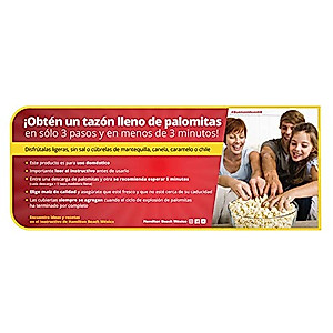 Hamilton Beach Electric Hot Air Popcorn Popper, Healthy Snack, Makes up to 18 Cups, Red (73400)