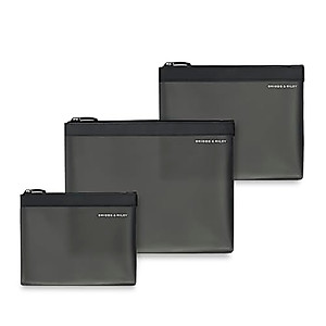 Briggs & Riley Travel Essentials, Black 3, Pouch, 3 pc. Set