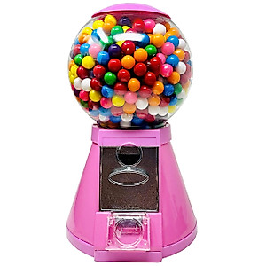 Pink Classic Metal Gumball Machine by American Gumball Company, 11-inch