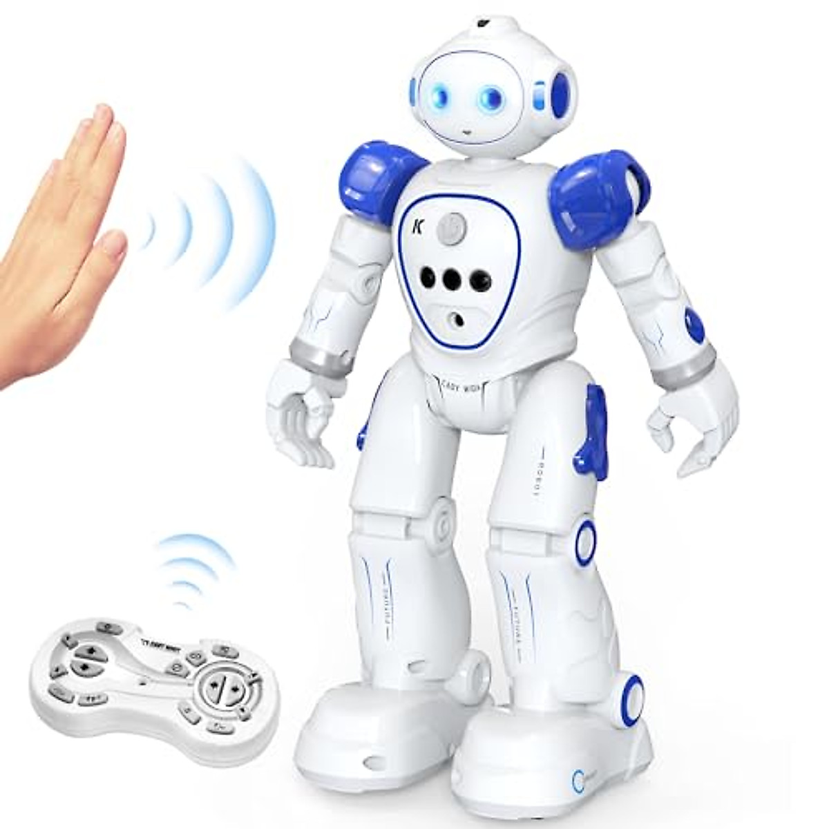 TSJLIKI Robot Toys: RC Robot for Kids Gesture Sensing Programmable Robot, USB Charging, Remote Control Toys for 5-15 Year Old Boys Girls Birthday