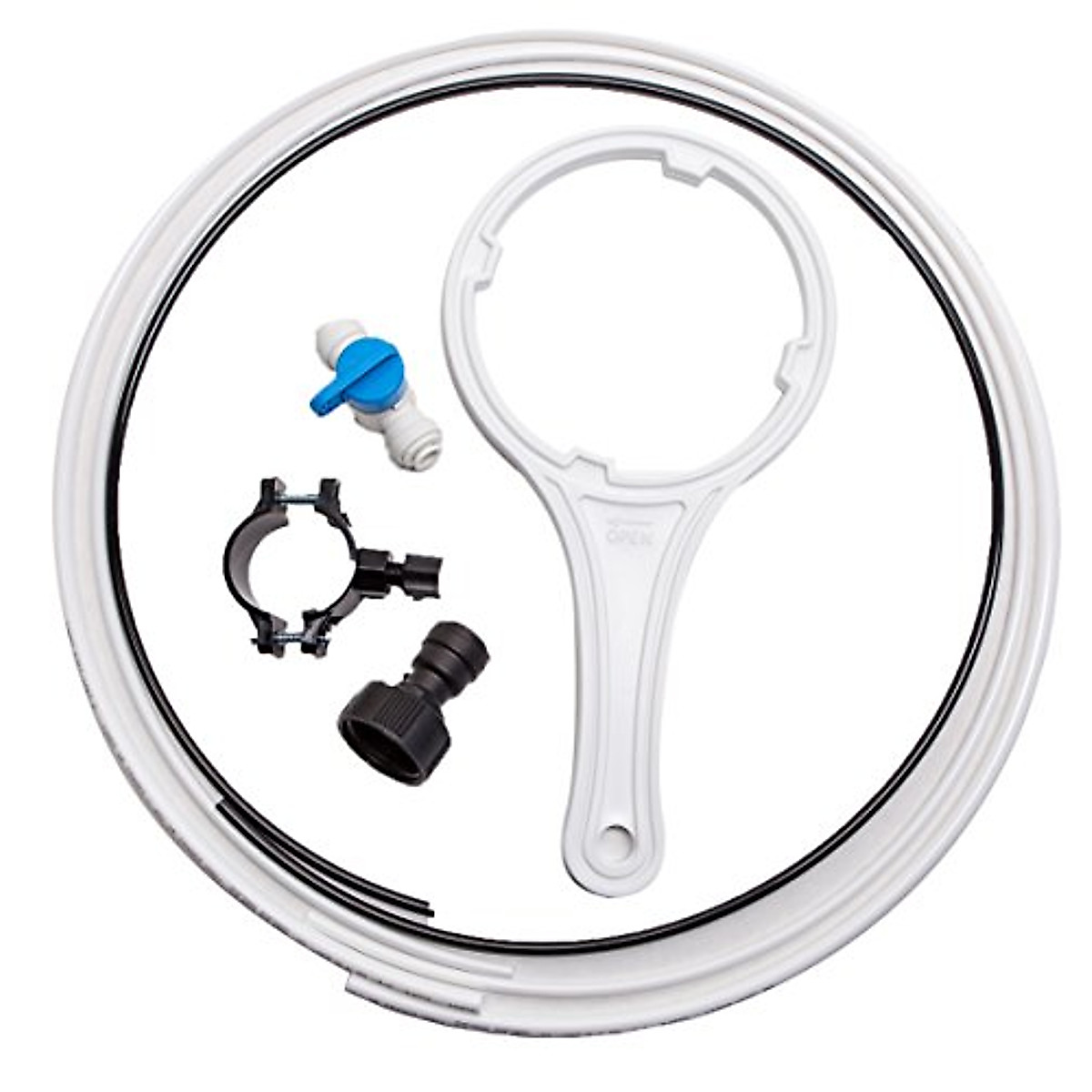 GROWONIX EX200-KDF 200 Gallon Per Day Reverse Osmosis System Ultra High Flow Rate Water Purification Filter for Hydroponics Gardening Drinking H20 Coffee Point of use On Demand Purifier