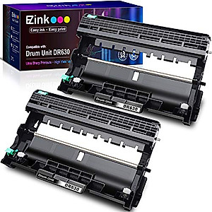 E-Z Ink (TM Compatible Drum Unit Replacement for Brother DR630 DR 630 to Compatible with DCP-L2520DW DCP-L2540DW HL-L2300D HL-L2305W HL-L2320D HL-L2340DW HL-L2360DW HL-L2380DW HL-L2680W (2 Pack)