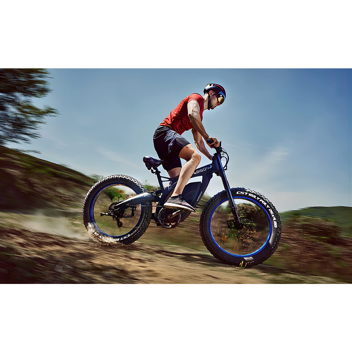 ECOTRIC Electric Bike for Adults Powerful 1000W Motor Fat Tire 18AH/48V Large Removable Battery 26" x 4.8" Electric Bicycle Beach Snow E Bike with Suspension Fork