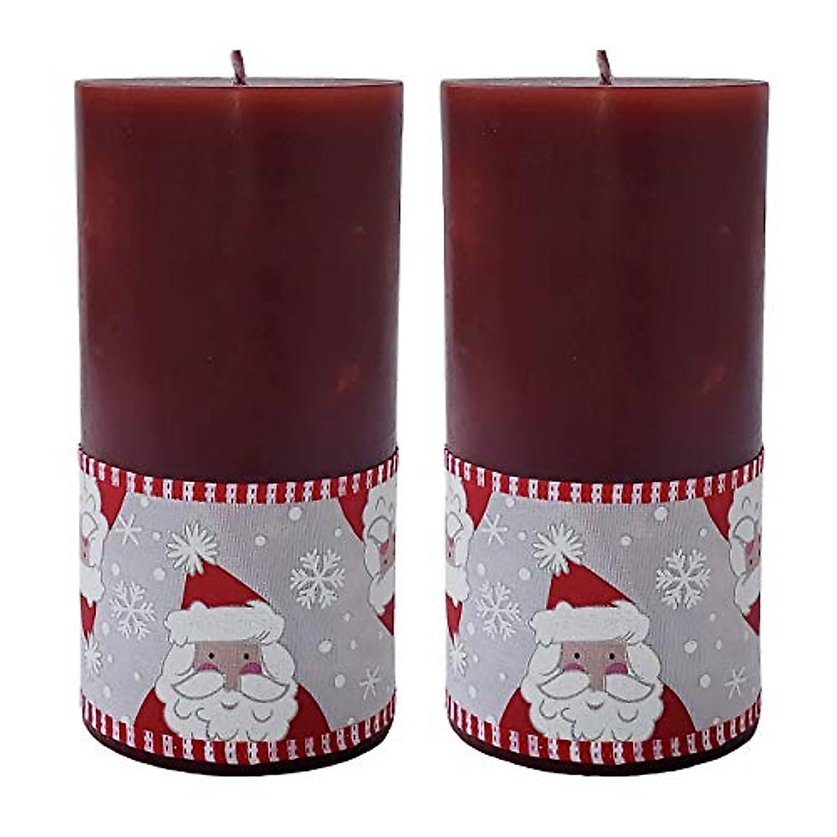 Light Baby Blue Candles Scented Unscented 3x6 Set of 2 60 Hour 20 oz each