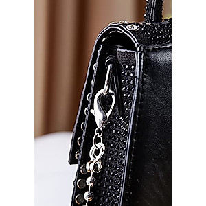 Glitter Rhinestone Crossbody Evening Bag - Fashion Crystal Top Handle Bags Cocktail Party Club Bling Clutch Purse for Women