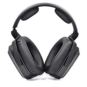 defean RS165 175 185 195 Upgrade Quality Ear Pads Replacement Ear Cushion Foam Compatible with Sennheiser HDR RS165,RS175, RS185,RS195 RF Wireless Headphone,Added Thicknes(Protein Leather)