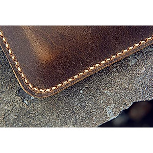 Vintage distressed Leather surface pro x sleeve case for Microsoft surface pro 8 7 6 SPX05S (For Surface Pro 7)