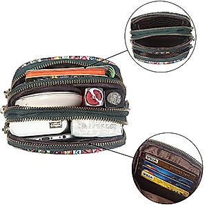 MINICAT Small Crossbody Bags RFID Blocking Card Slots Cell Phone Purse Wallet for Women (National)