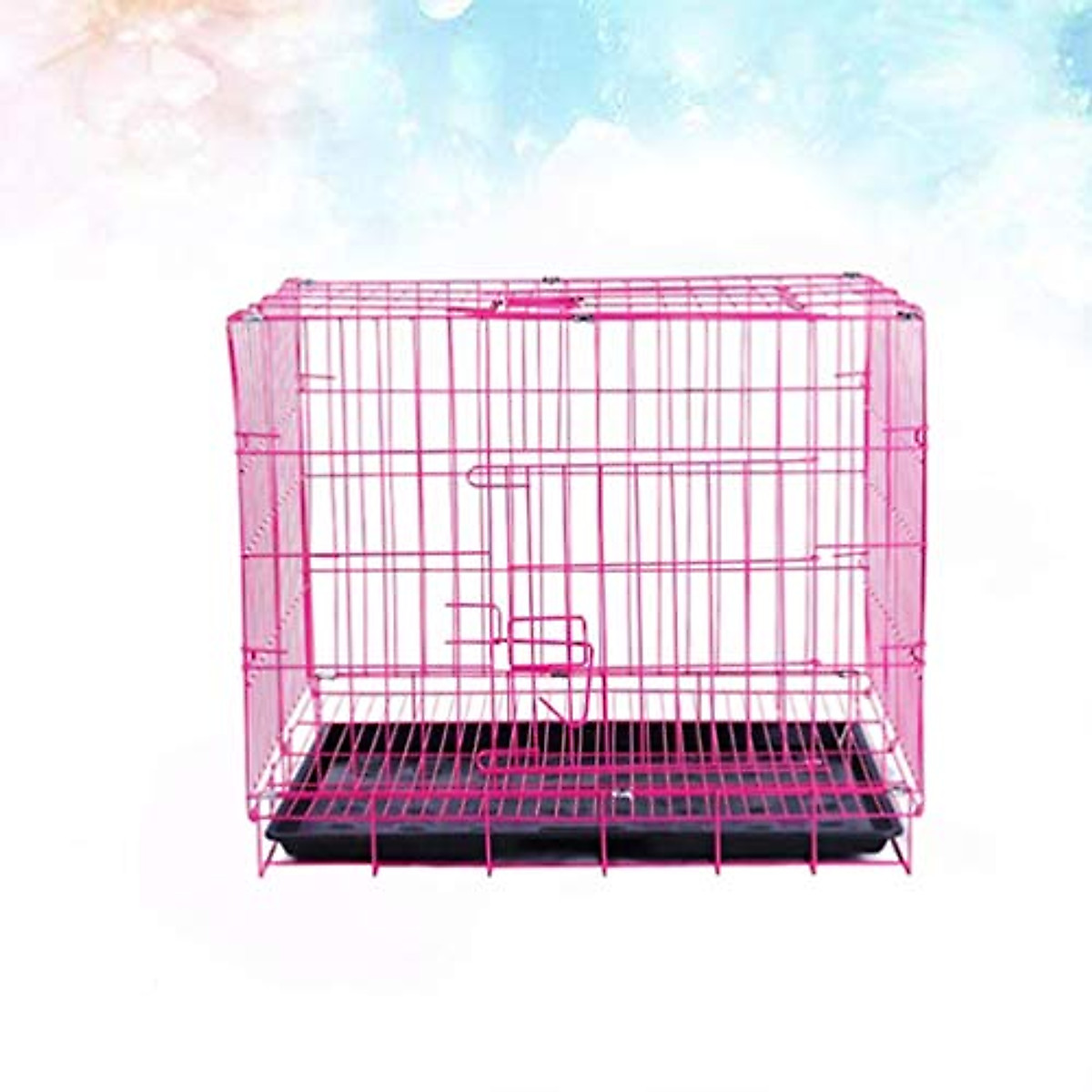 Balacoo Pet Folding Cage Pet Collapsible Dog Cage Suitable for Puppy Cat Rabbit Indoor Ourdoor Portable Pet Cage, Small Size, 35cm