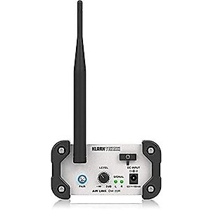 Klark teknik AIR LINK DW 20R 2.4 GHz Wireless Stereo Receiver for High-Performance Stereo Audio Broadcasting