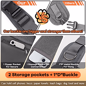 YUDODO Pet Dog Sling Carrier Large Pocket Adjust Strap Anti-Falling Design Breathable Mesh Travel Safe Sling Bag Carrier for Dogs Cats