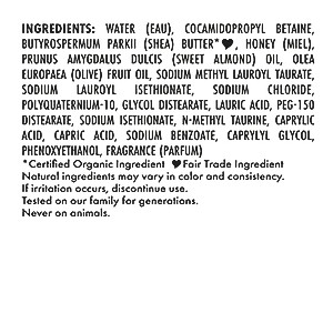 SheaMoisture Baby Shampoo & Bath Milk Manuka Honey & Lavender for Delicate Hair and Skin Nighttime Skin and Hair Care Regimen 13 oz