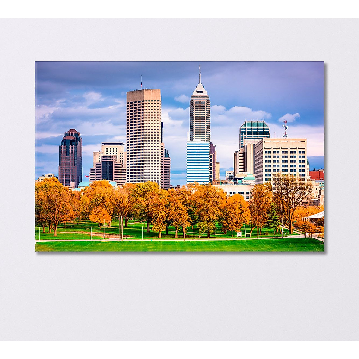 Autumn in Indiana USA Canvas Print 1 Panel / 36x24 inches