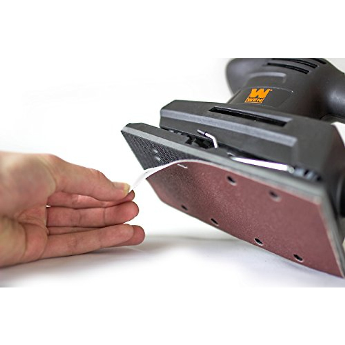 WEN 6313SP 1/3 Sheet Sander Hook-and-Loop Sandpaper (12 Pack), Assorted Grits