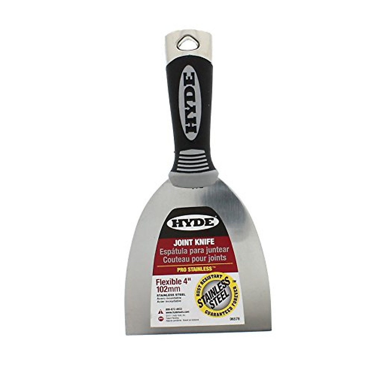 HYDE 06578 Putty Knife,Flexible, 4", Assorted