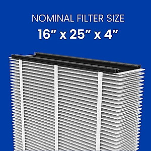AprilAire 416 Replacement Filter for AprilAire Whole House Air Purifiers - MERV 16, Allergy, Asthma, & Virus, 16x25x4 Air Filter (Pack of 1)