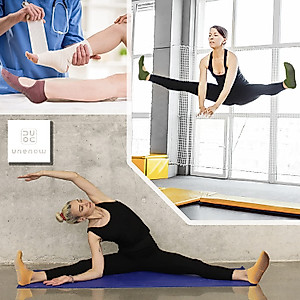 unenow Non Slip Grip Yoga Socks for Women with Cushion for Pilates, Barre, Home