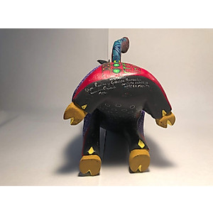 EL Toro Rojo handcrafted Oaxacan Alebrije, wood carving