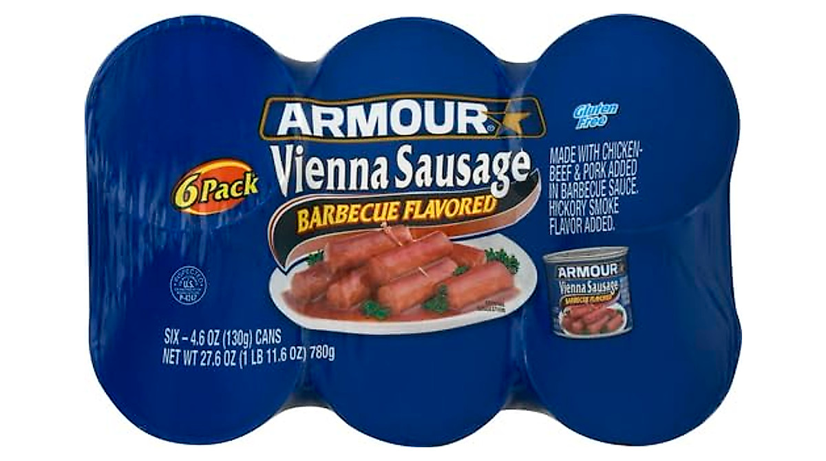 Armour Star BBQ Vienna Sausage Pack - Ready to Eat Snack