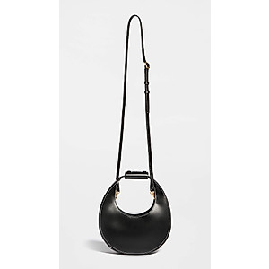 STAUD Women's Mini Moon Bag, Black, One Size