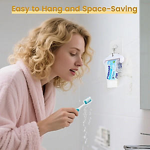 LOVEINUSA Toothpaste Tube Squeezer Dispenser- 4 Pack Random Colors