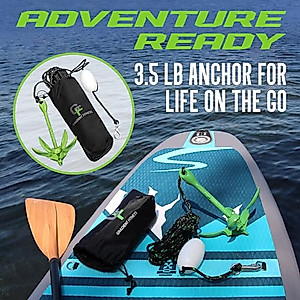 Gradient Fitness Kayak Anchor | Paddle Board Anchor, Small Boat and Canoe Anchors, Jet Ski Anchor, Jetski Accessory, PWC Anchor, Kayak Anchor Kit.