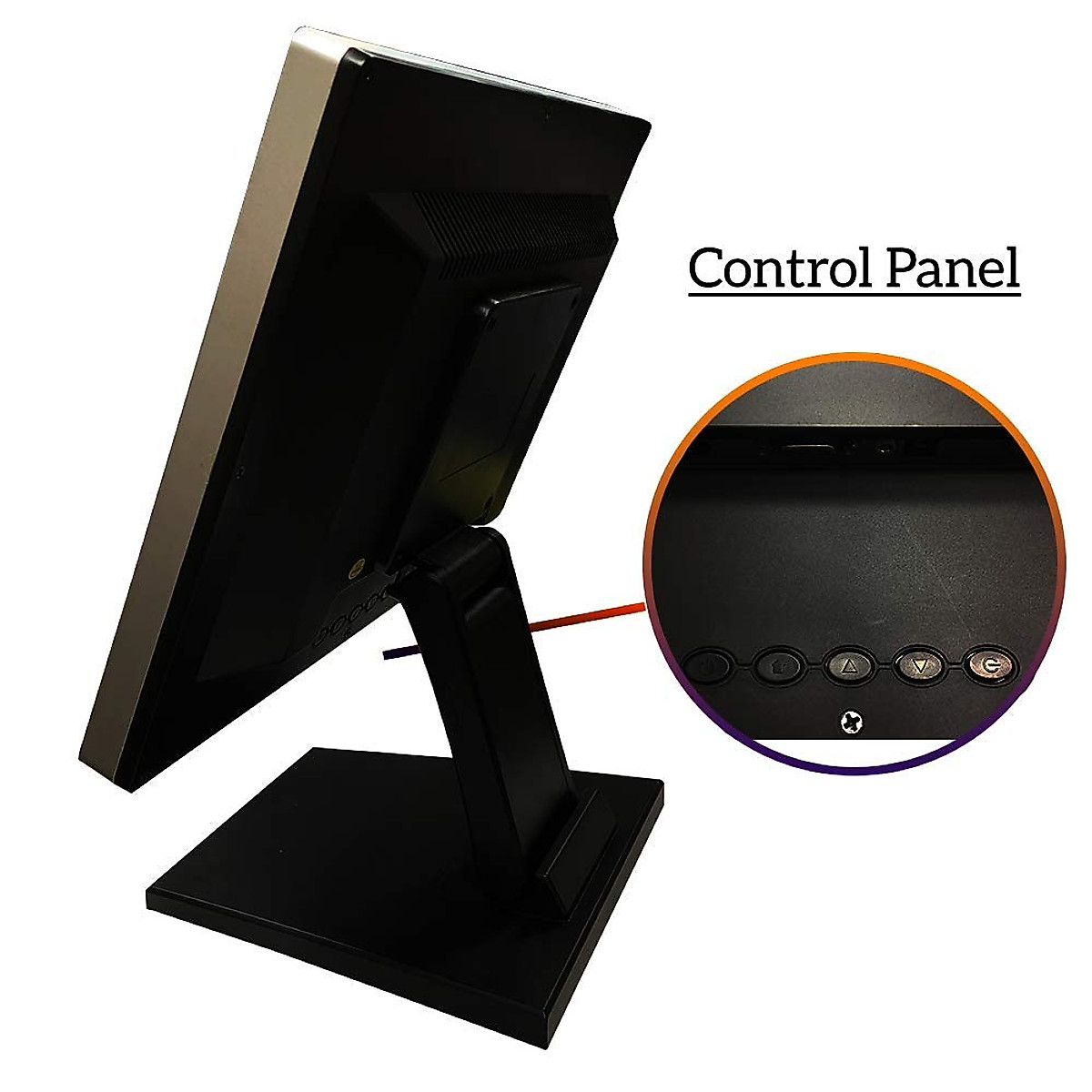 17 Inch Pro Capacitive LED Backlit Multi-Touch HDMI Monitor, 4:3 Display 1280 x 1024, True Flat Seamless Design Touchscreen, Great for Office, POS, Retail, Restaurant, Bar, Gym, Warehouse