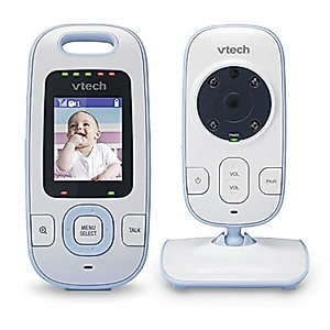 VTech BV73121BL Digital Video Baby Monitor with Full-Color and Automatic Night Vision, Blue
