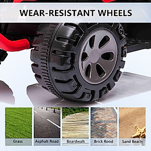 AVRCECI Kids ATV Electric Vehicles 4 Wheeler Toddler Car with Four Wheels,Music,DIY Sticker,6V Battery Powered Quad for Boys Girls,Ride on Car