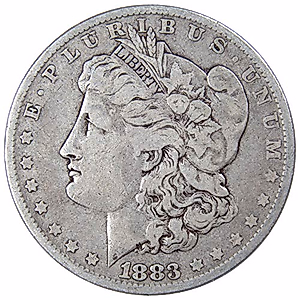 1883 O Morgan Dollar F Fine 90% Silver $1 US Coin Collectible