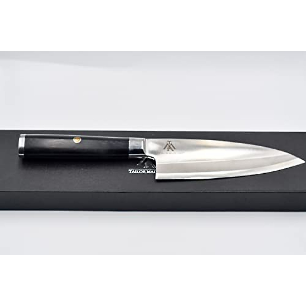 TAILOR MADE CHEF Deba Knife, 6.5 inch Fish Fillet Knife, Stainless Steel Single Bevel Chef Knife Japanese Kitchen Knife for Fish Cutting with Ergonomic Handle, Ultra Sharp