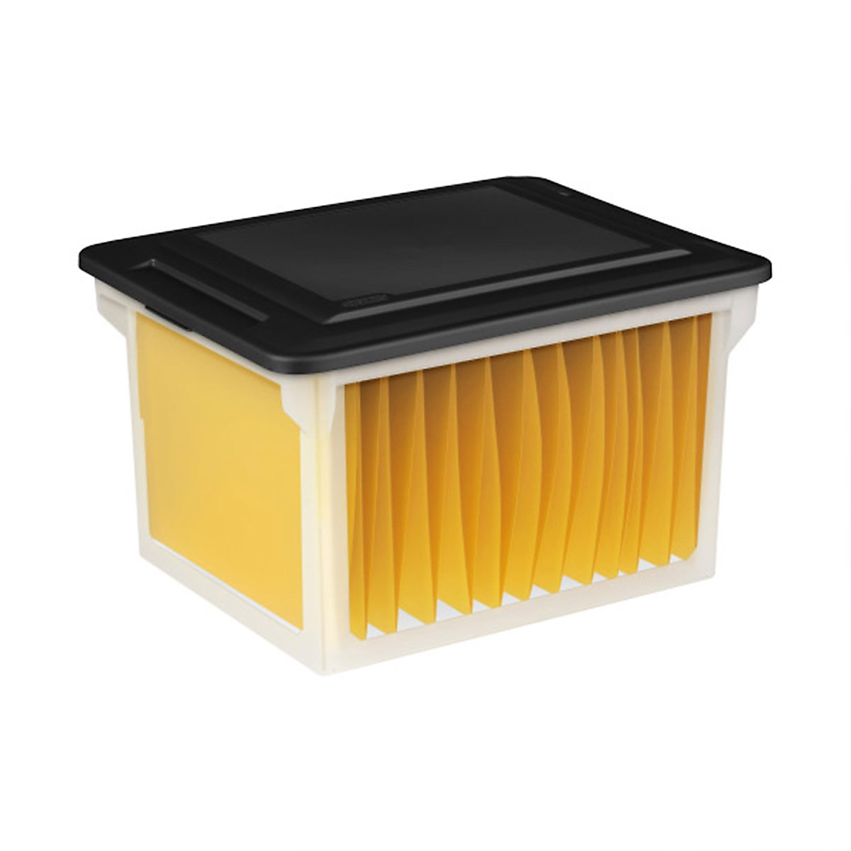 Sterilite 18689004 Storage File Box, 4-Pack , Black