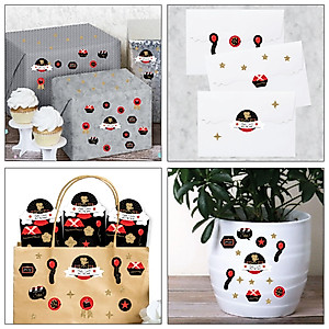 Big Dot of Happiness Red Carpet Hollywood - Movie Night Birthday Party Favor Kids Stickers - 16 Sheets - 256 Stickers