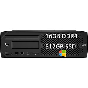 HP Z2 G4 SFF Small Form Factor Workstation Business Desktop(Intel 6-Core i5-8500 (Beats i7-10510U), 16GB DDR4, 512GB SSD) No DVD, Type-C, Display Port, Windows 10 Pro (Renewed)