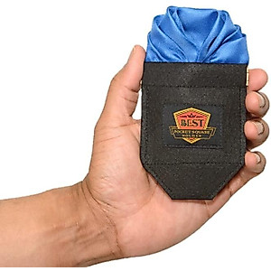 Best Pocket Square Holder, Black, Size One Size