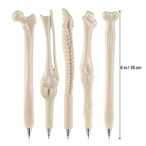 Novelty Bone Design Ballpiont Pens Nurse Pen Doctor Pen for Artist, School, Office, Birthday Gift for Kids Students Pack of 10