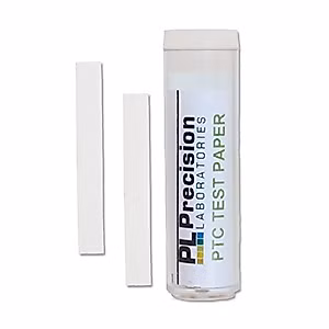 EISCO 5PK Phenylthiourea PTC Test Strips, Vials of 100 - Genetic Taste Testing - 30µg Per Strip - PTC Test Papers