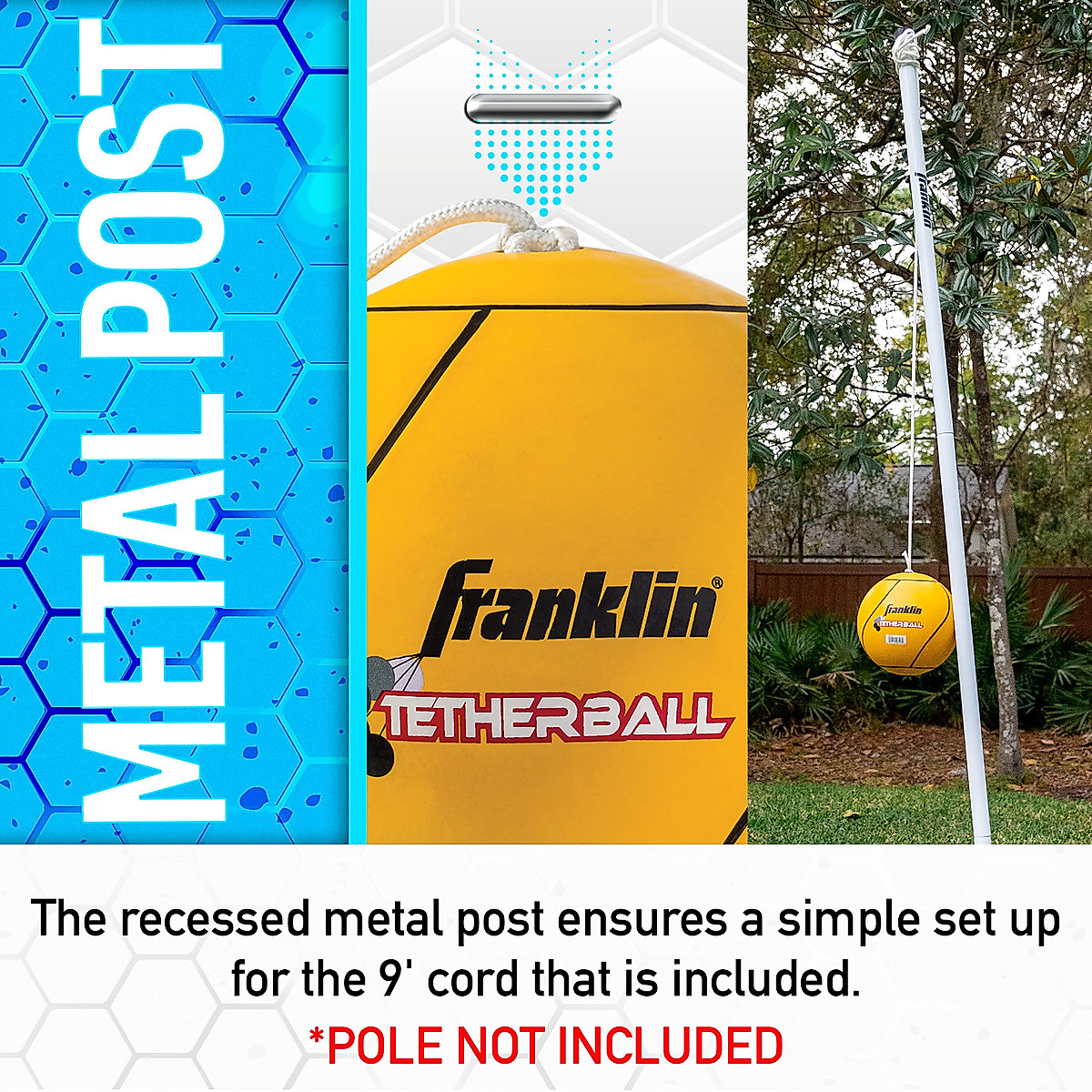 Franklin Sports 8.5" Rubber Tetherball