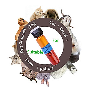 Dream Reach Pet Grooming Clippers, Low Noise Dog Clipper, Electric Cat Hair Shaver Kit, Pet Hair Trimmers for Small Medium Large Dogs Cats with 2 Comb Attachments (A-200W)