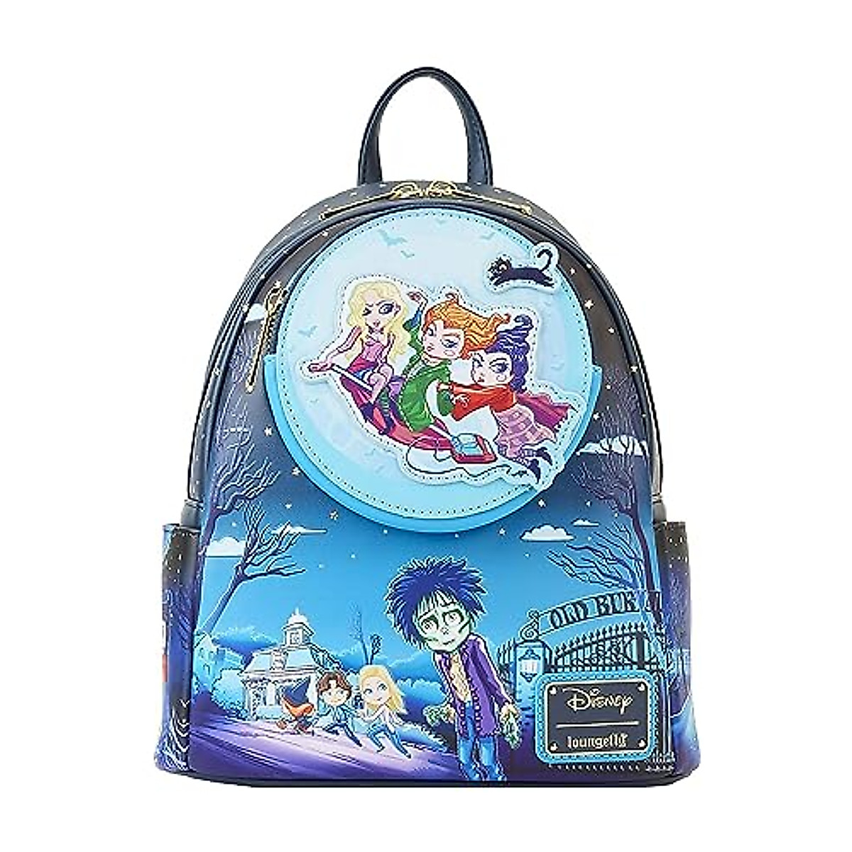 Loungefly Hocus Pocus Poster Glow Double Strap Shoulder Bag