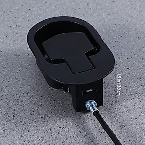 SEWACC Metal Recliner Handle Replacement Parts with Cable Recliner Sofa Release Lever Pull Handle Metal Handle with Spring and Cable for Sofa Couch