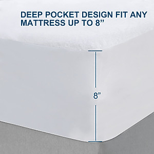 Moonsea Crib Mattress Protector Waterproof,Mattress Cover Protector, Smooth Top Mattress Protector for Kids, Breathable Skin Friendly and Noiseless Fitted Sheet,Viscose Made from Bamboo Terry,1 Pack