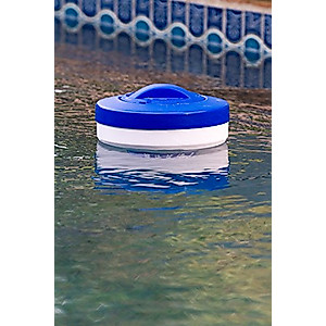 Poolmaster 32155 Floating Swimming Pool Chlorine and Bromine Dispenser, Large, Blue