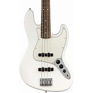 Fender Player Jazz Bass, Polar White, Pau Ferro Fingerboard