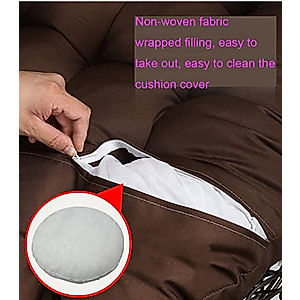 Eoieov Hanging Egg Chair Cushions with Ties,Removable Round Cushions 45"*45"for Hanging Egg Chair,Washable Swing Chair Cushion with Head Pillow,Thicken Patio Egg Chair Cushion,Sky Blue