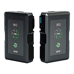 Anton Bauer GO 90 V-Mount, 98Wh Battery, Professional Camera Rig for Batteries, Camera Accessory, Camera Mount, Lithium Battery Pack, Battery Replacement, Quick Release Battery